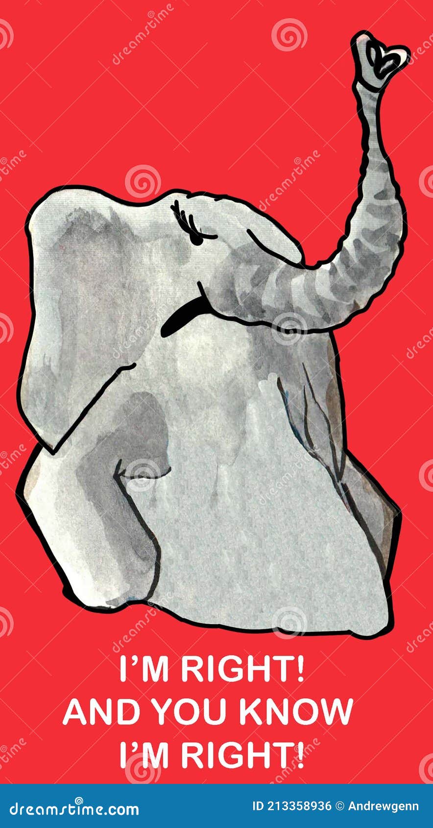 Righteous Elephant Stock Illustrations – 2 Righteous Elephant Stock ...