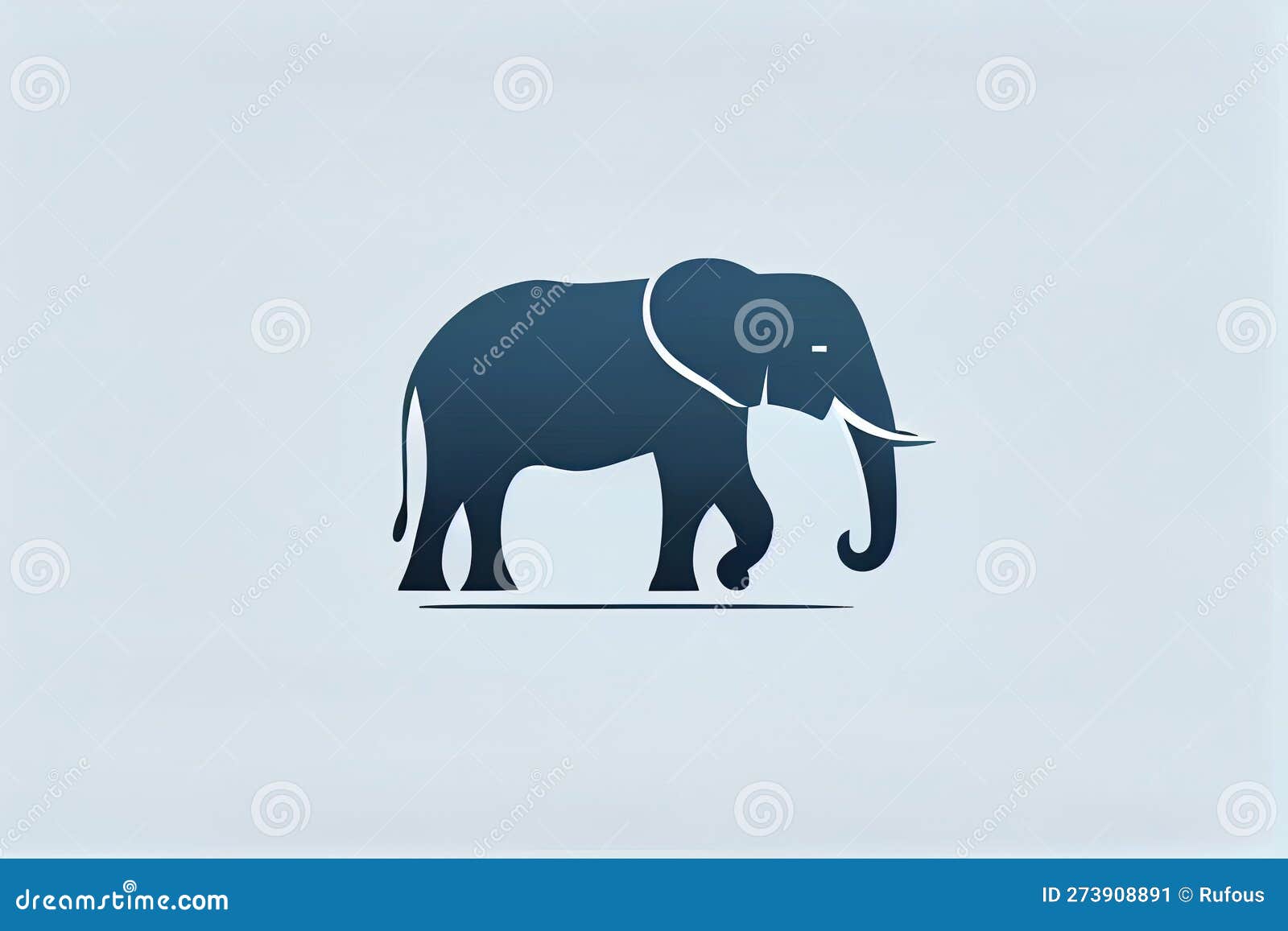 Elephant Logo Design, Vector Logo, Minimal, Flat, Simple Stock ...