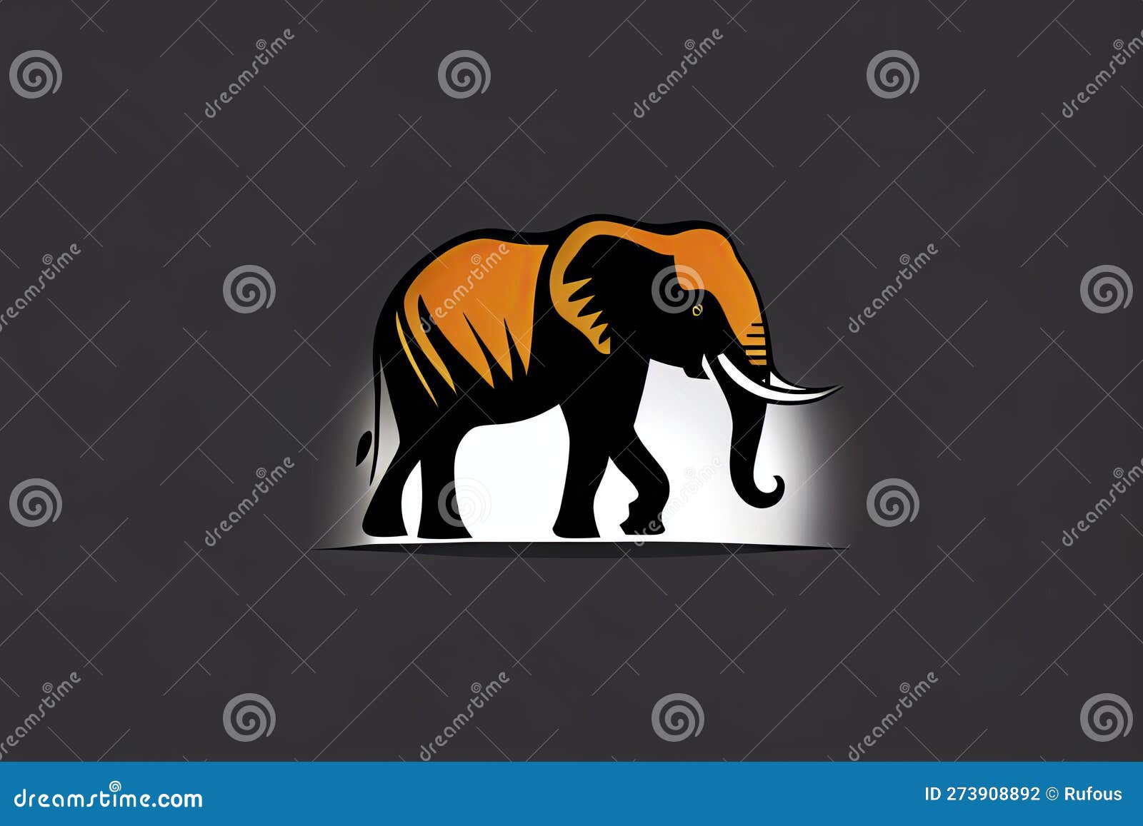 Elephant Logo Design, Vector Logo, Minimal, Flat, Simple Stock ...