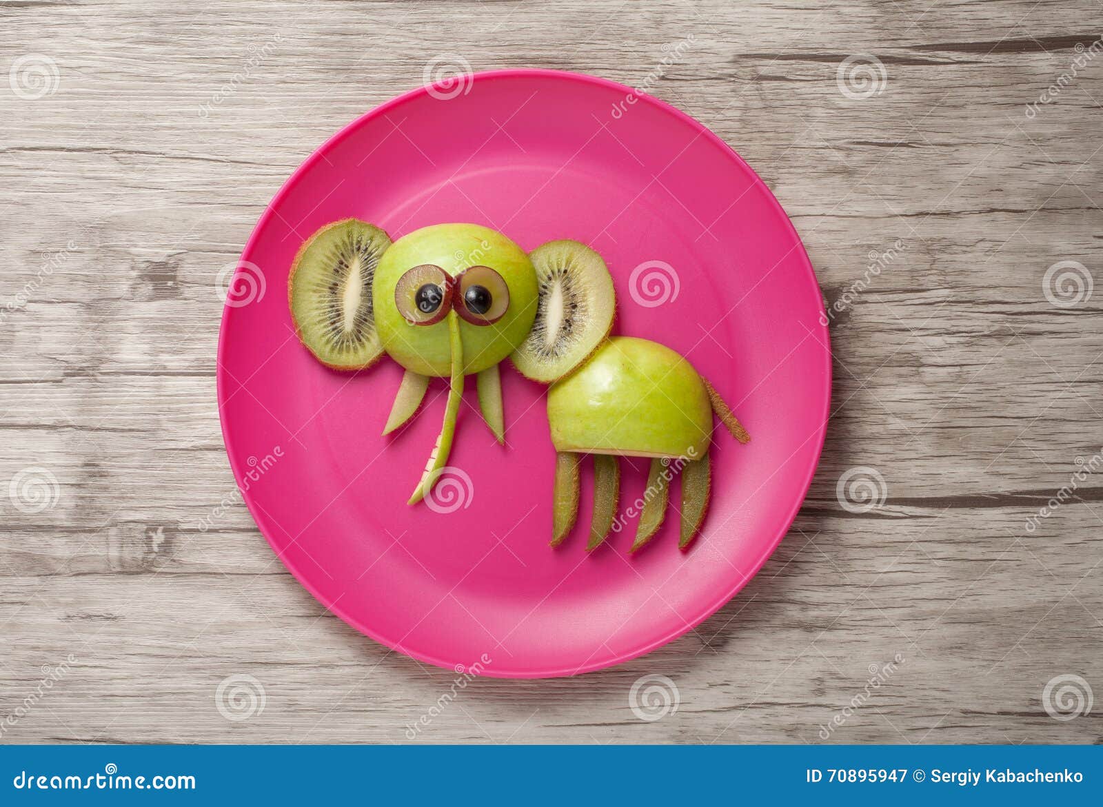 Elephant Made of Green Fruits Stock Image - Image of wild, grape: 70895947