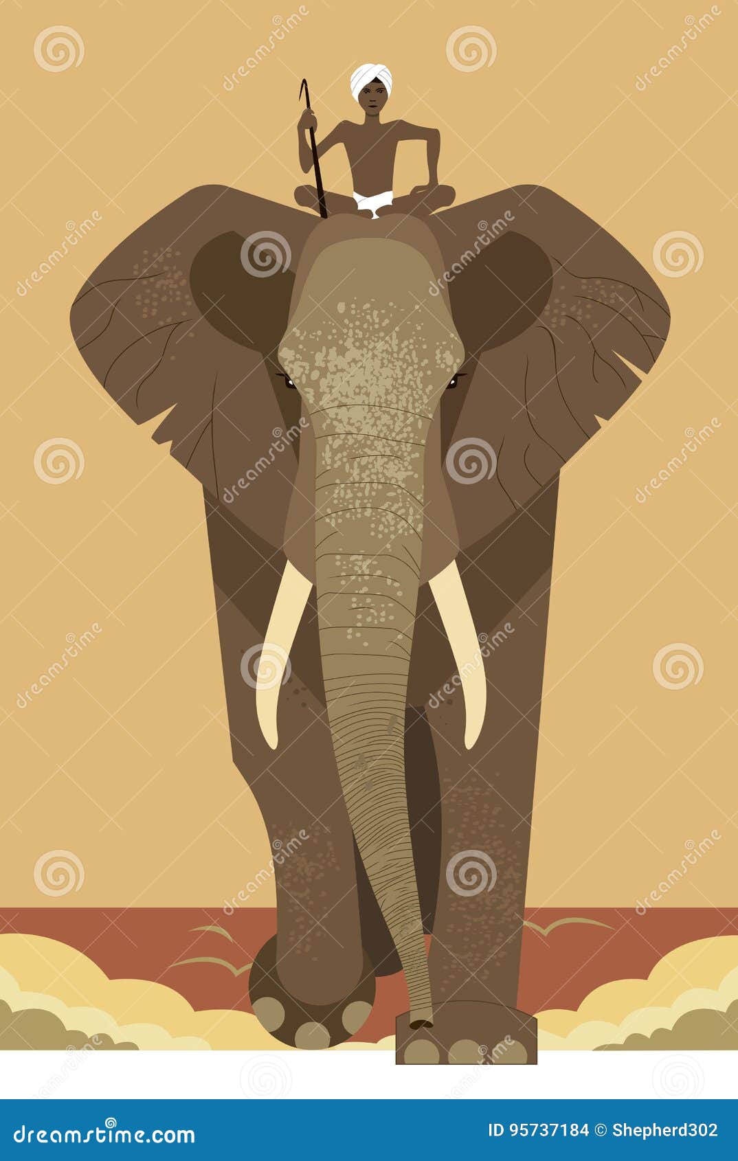 Mahout Stock Illustrations – 69 Mahout Stock Illustrations, Vectors ...