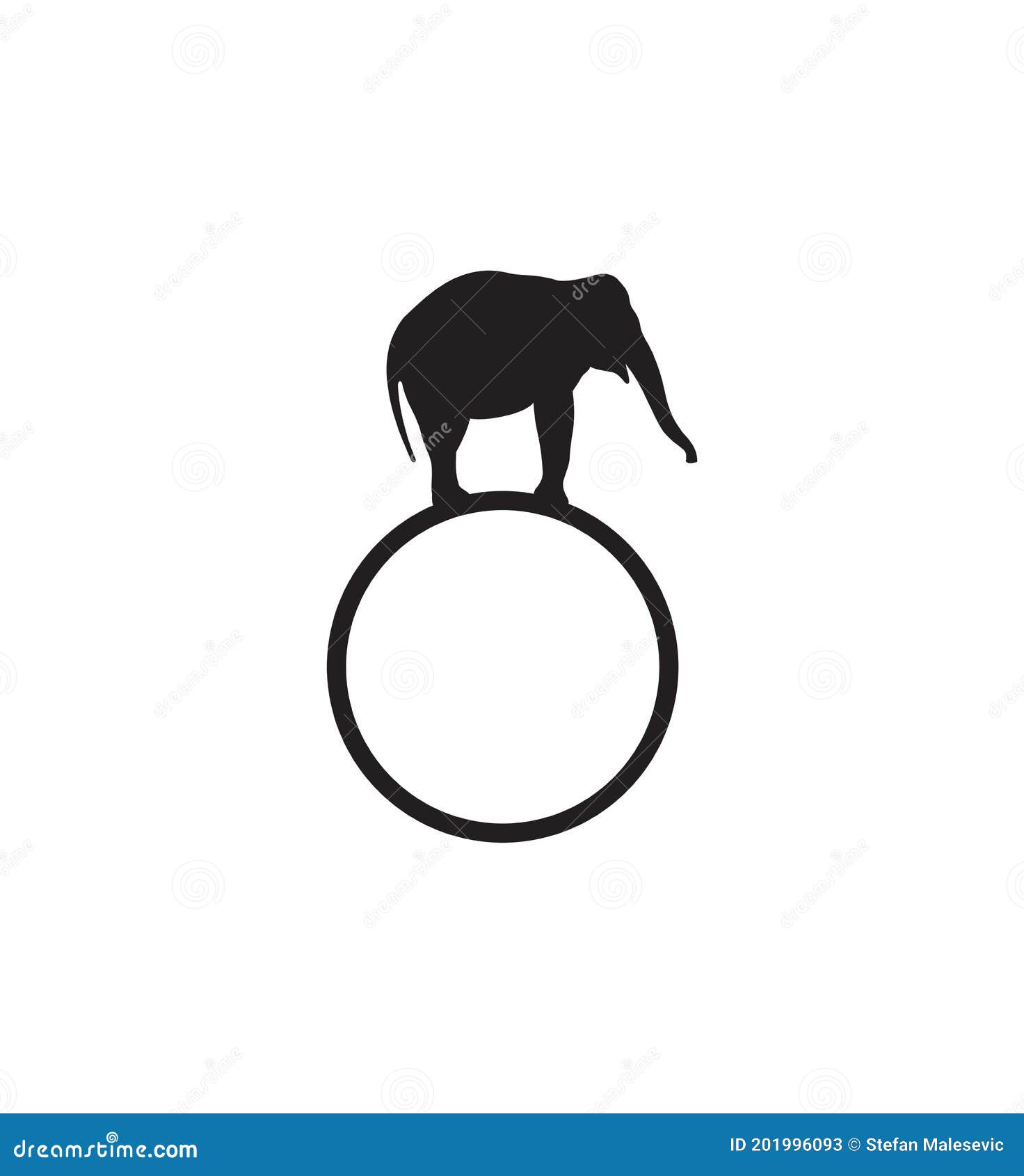 Elephant monogram stock vector. Illustration of logo - 201996093
