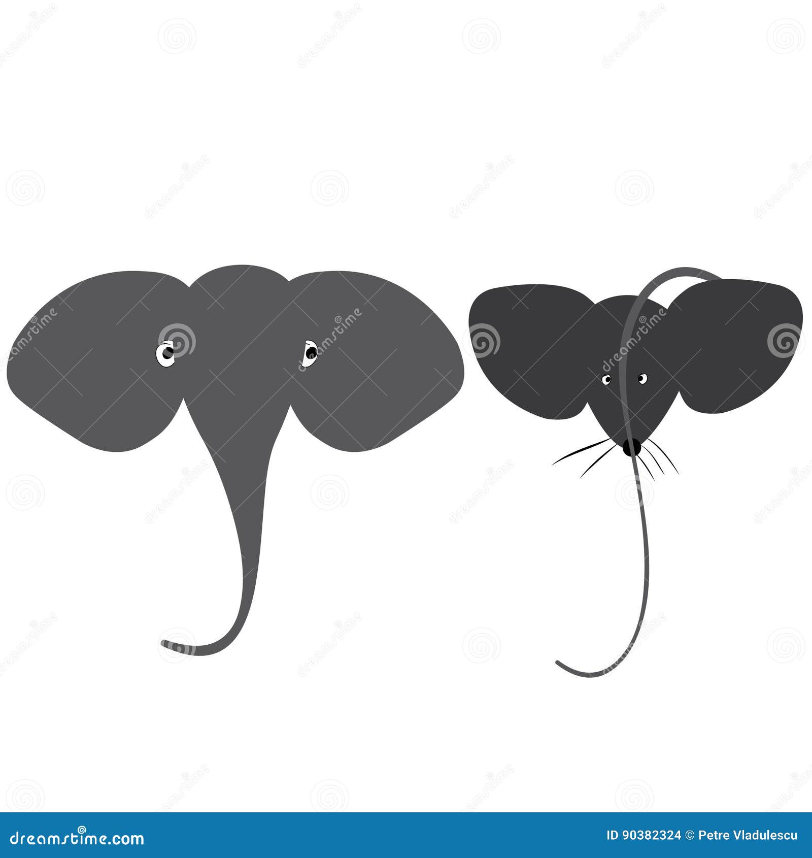 Elephant Stomp Vector Illustration | CartoonDealer.com #66307690