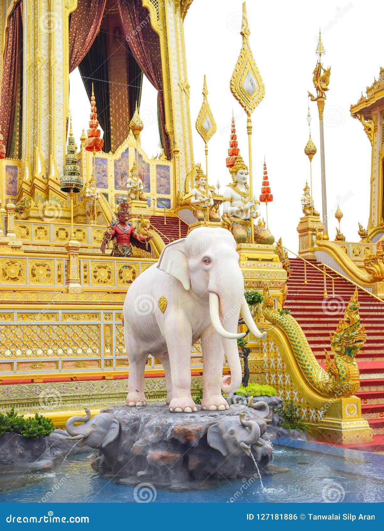 Himmapan Creatures In Temple Stock Image | CartoonDealer.com #42824725