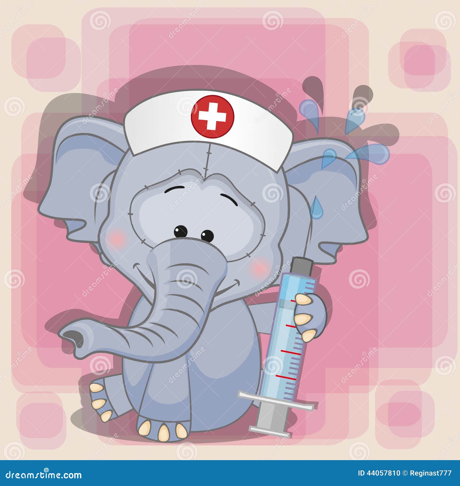 Elephant nurse stock vector. Illustration of cute, cross - 44057810