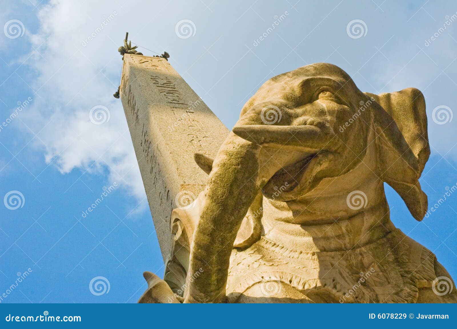 Elephant And Obelisk Is A Sculpture Designed By Bernini Stock Photo ...