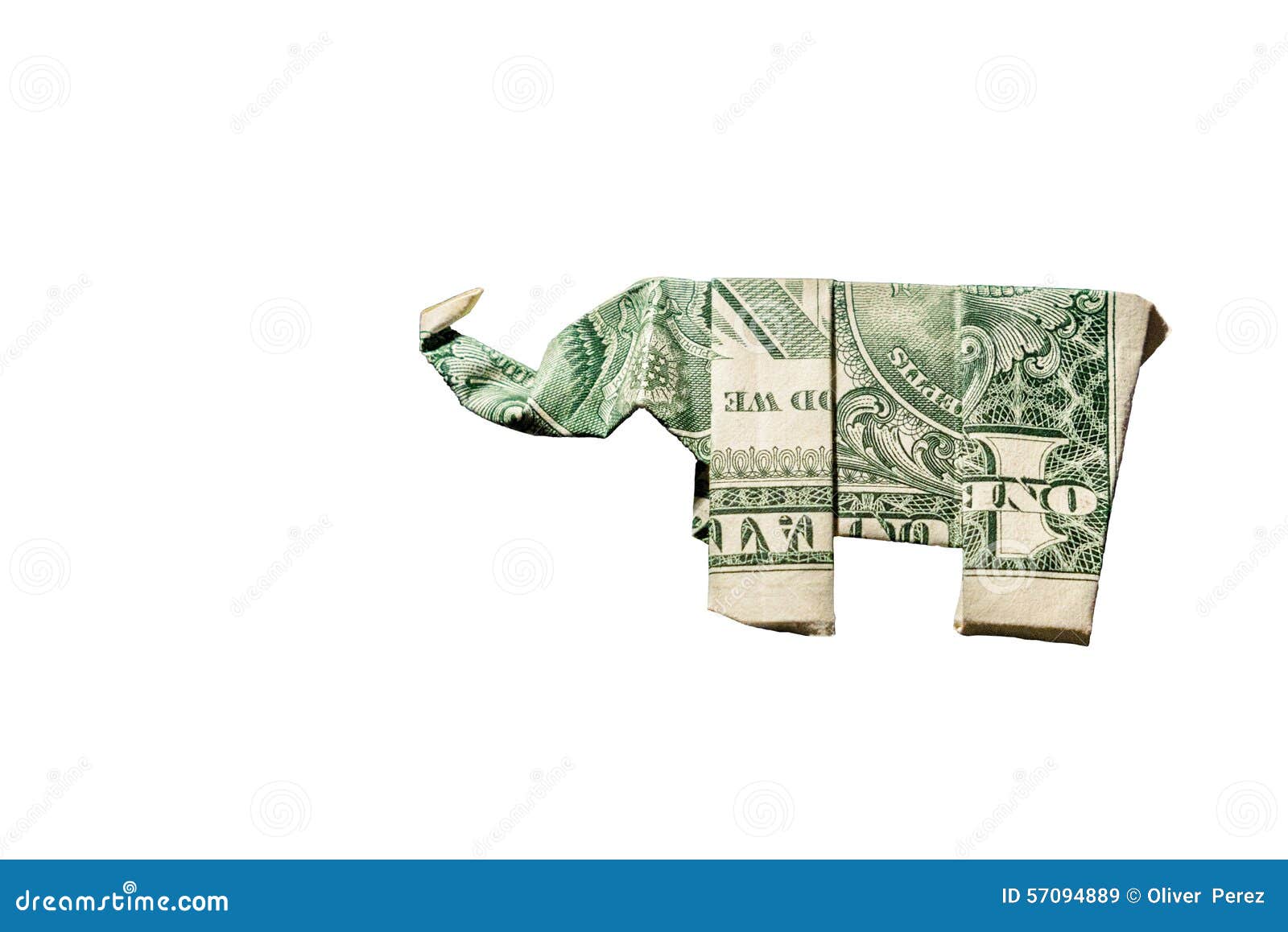Elephant Origami stock image. Image of party, isolated - 57094889