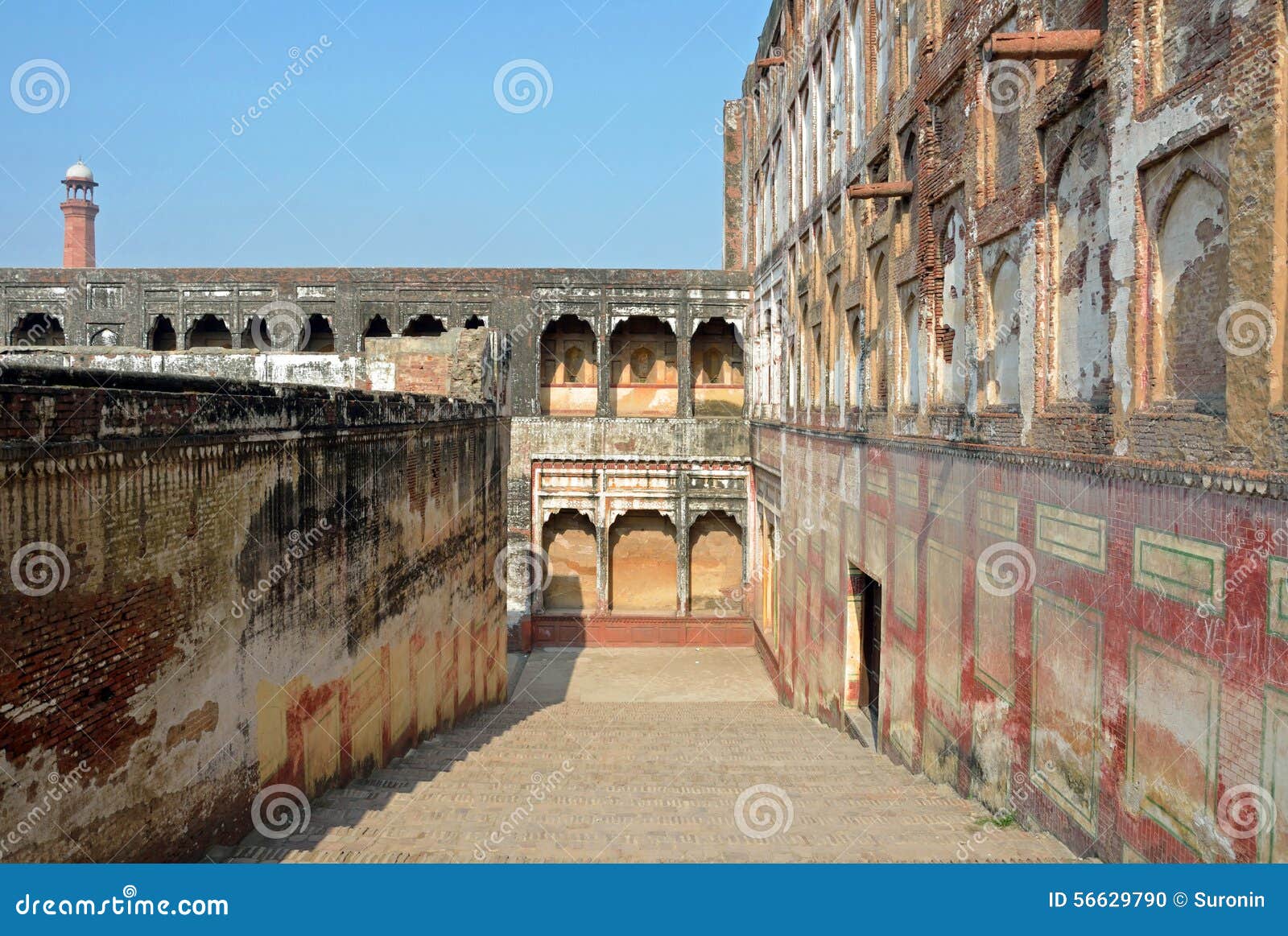 Elephant Path stock photo. Image of shahi, heritage, citadel - 56629790