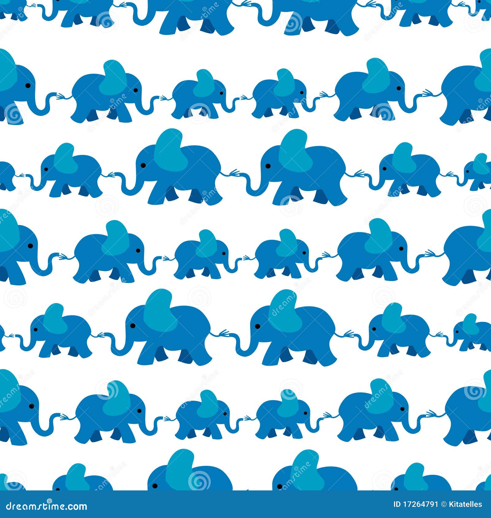 Elephant pattern stock vector. Illustration of elephant - 17264791
