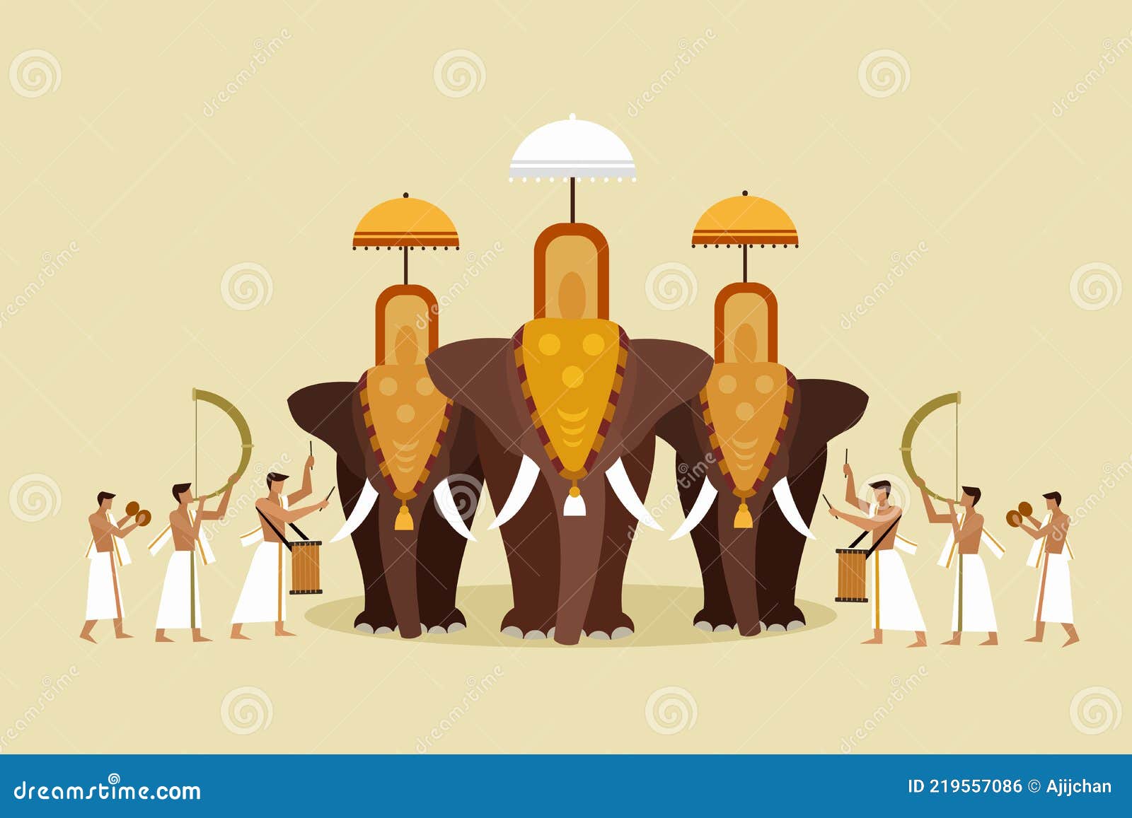 Pooram Clipart And Illustrations