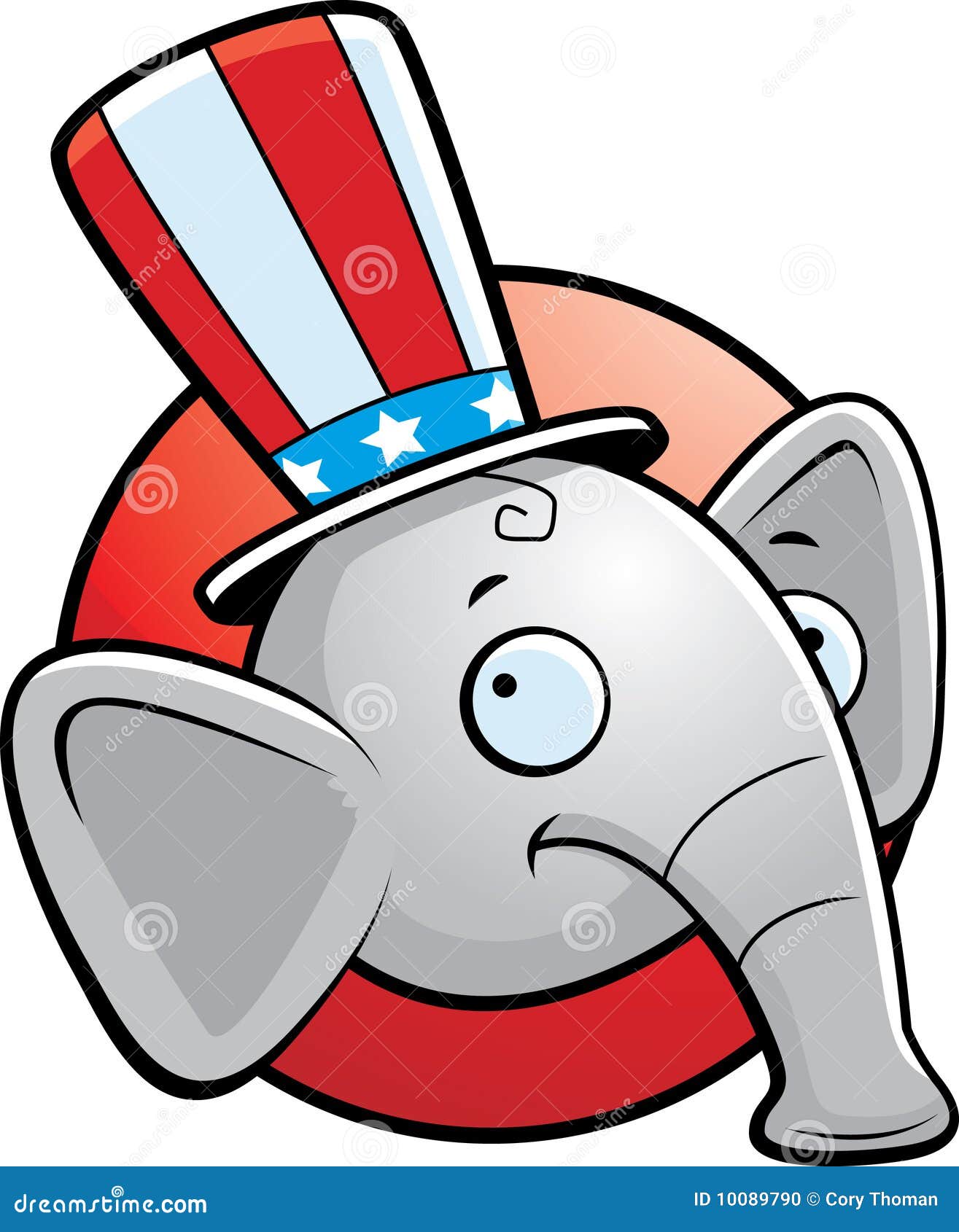 Elephant Republican editorial image. Illustration of republican - 10089790