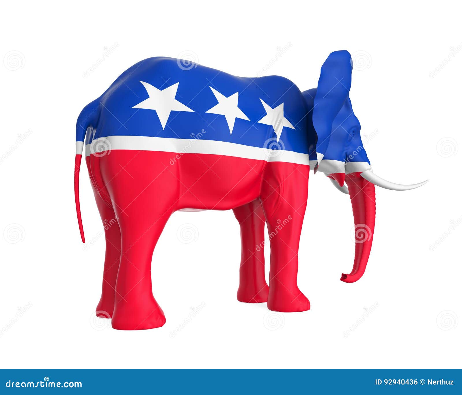 Elephant Republican editorial photo. Illustration of candidate - 92940436