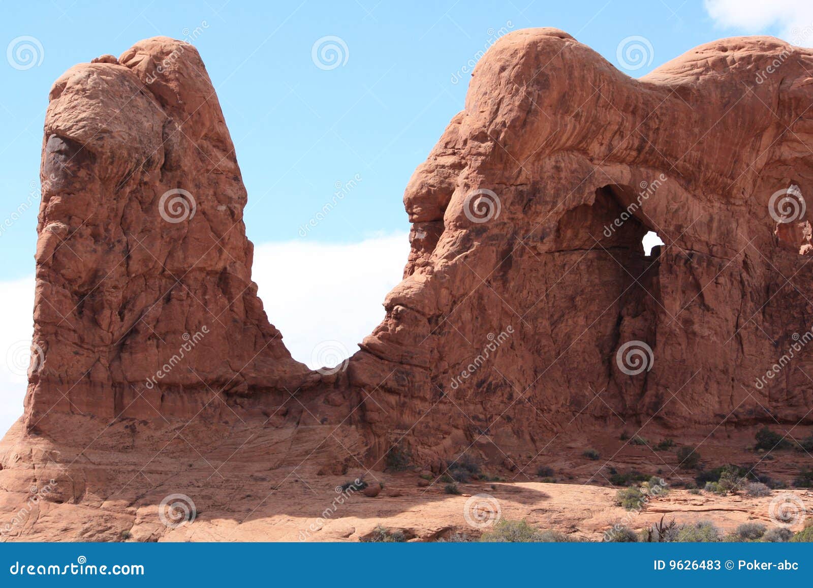 Elephant Rock stock image. Image of parks, geology, scenery - 9626483