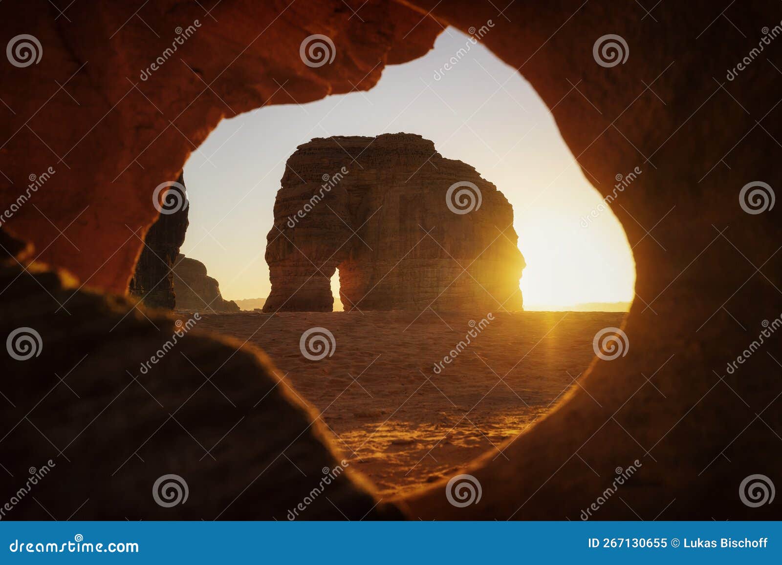 Elephant Rock in Al-Ula Saudi Arabia in January 2022 Stock Image ...