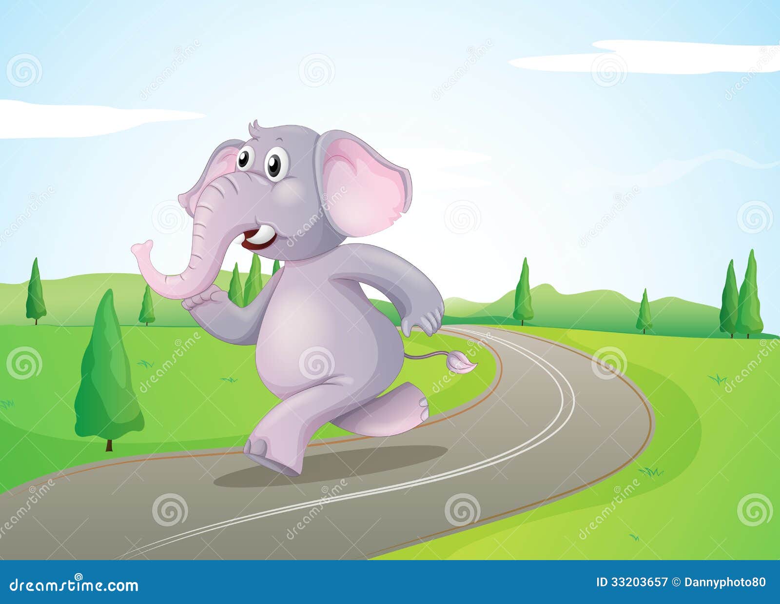 Mammoth On Hill Monochrome Zentangle Style Sketch Circle Design Cartoon ...