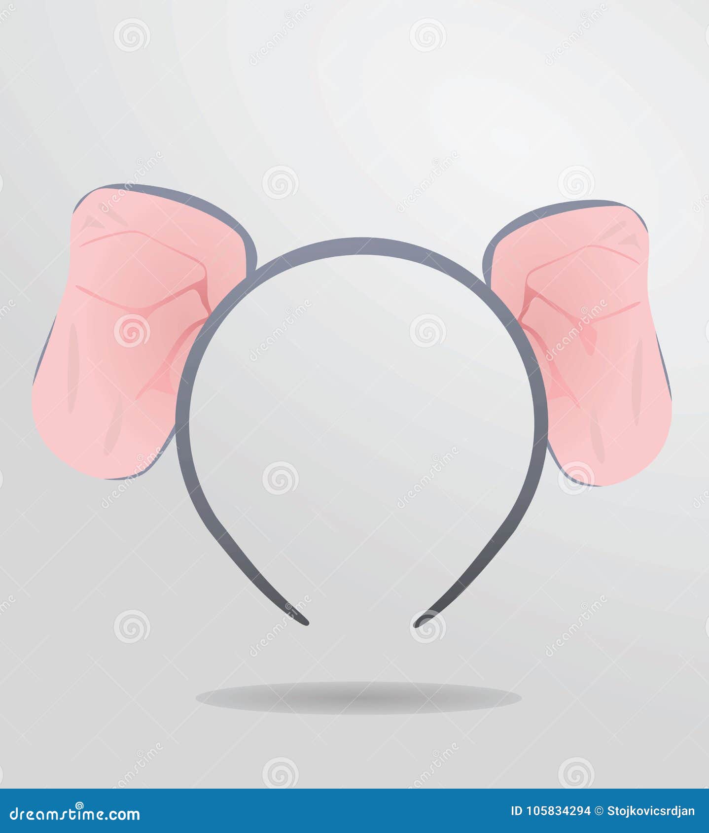 Elephant`s ears mask stock vector. Illustration of alcohol - 105834294