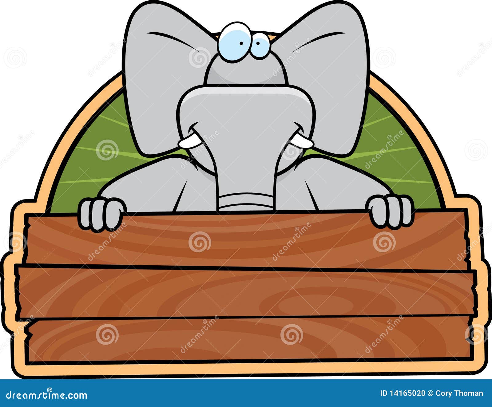 Elephant Sign stock vector. Illustration of animal, graphic - 14165020