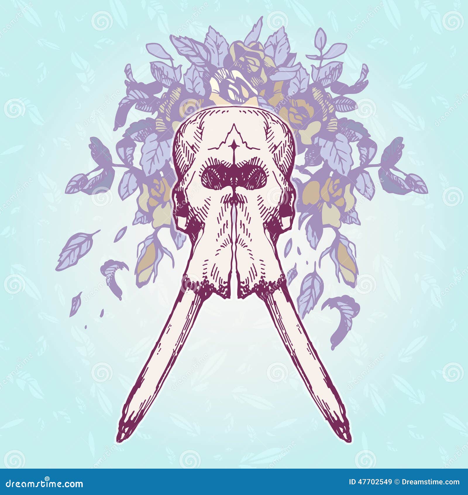 Elephant Skull Drawing