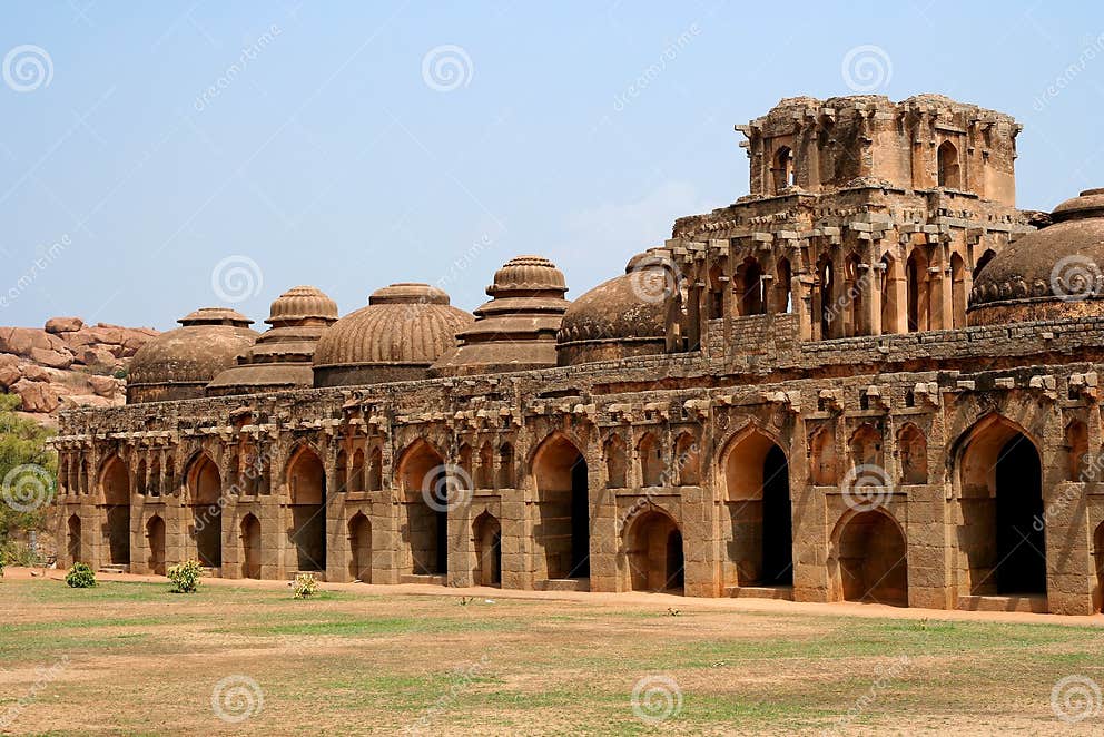 Elephant stables stock image. Image of dome, history - 24540263