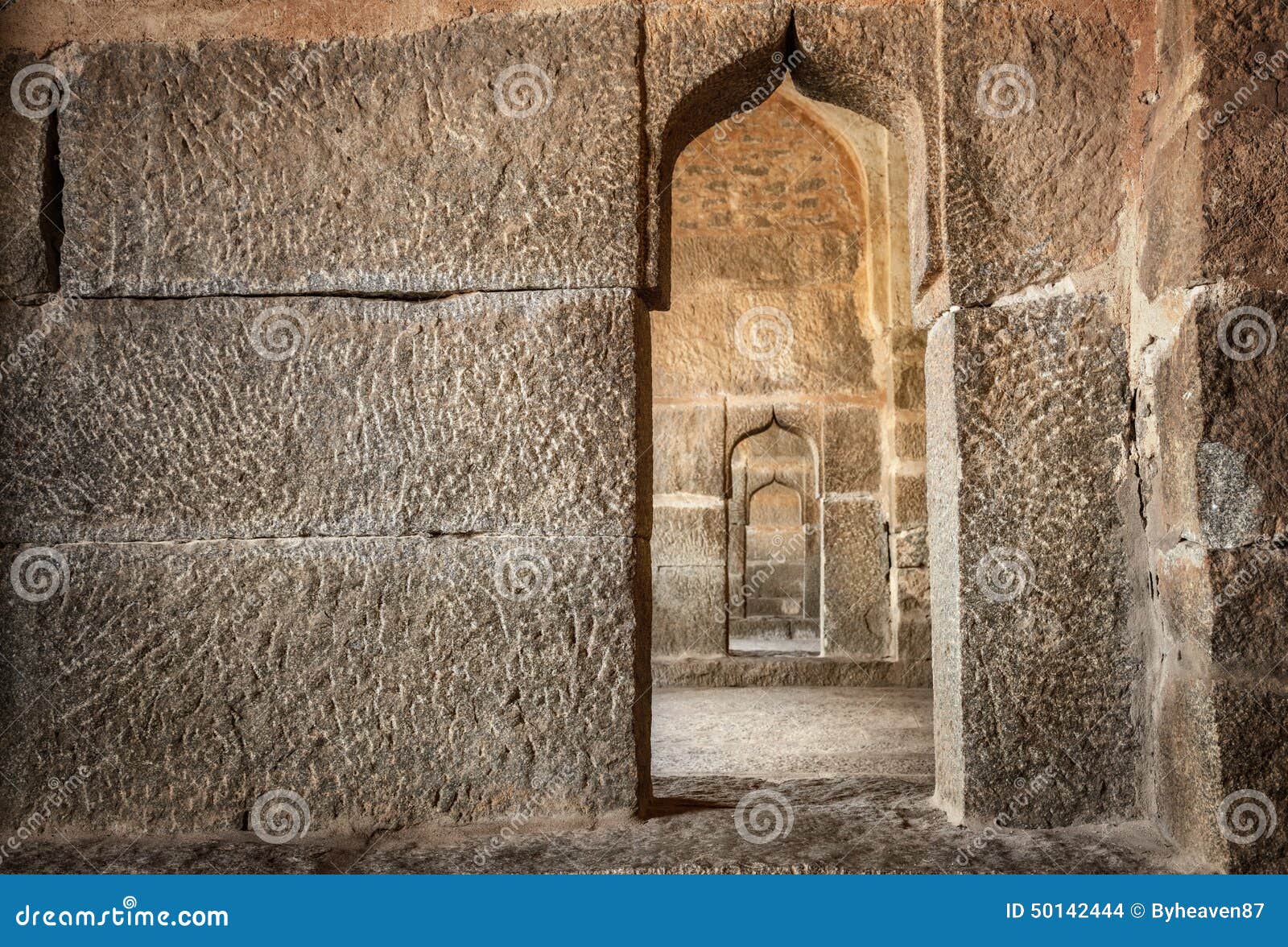 Elephant stables in Hampi stock photo. Image of oriental - 50142444
