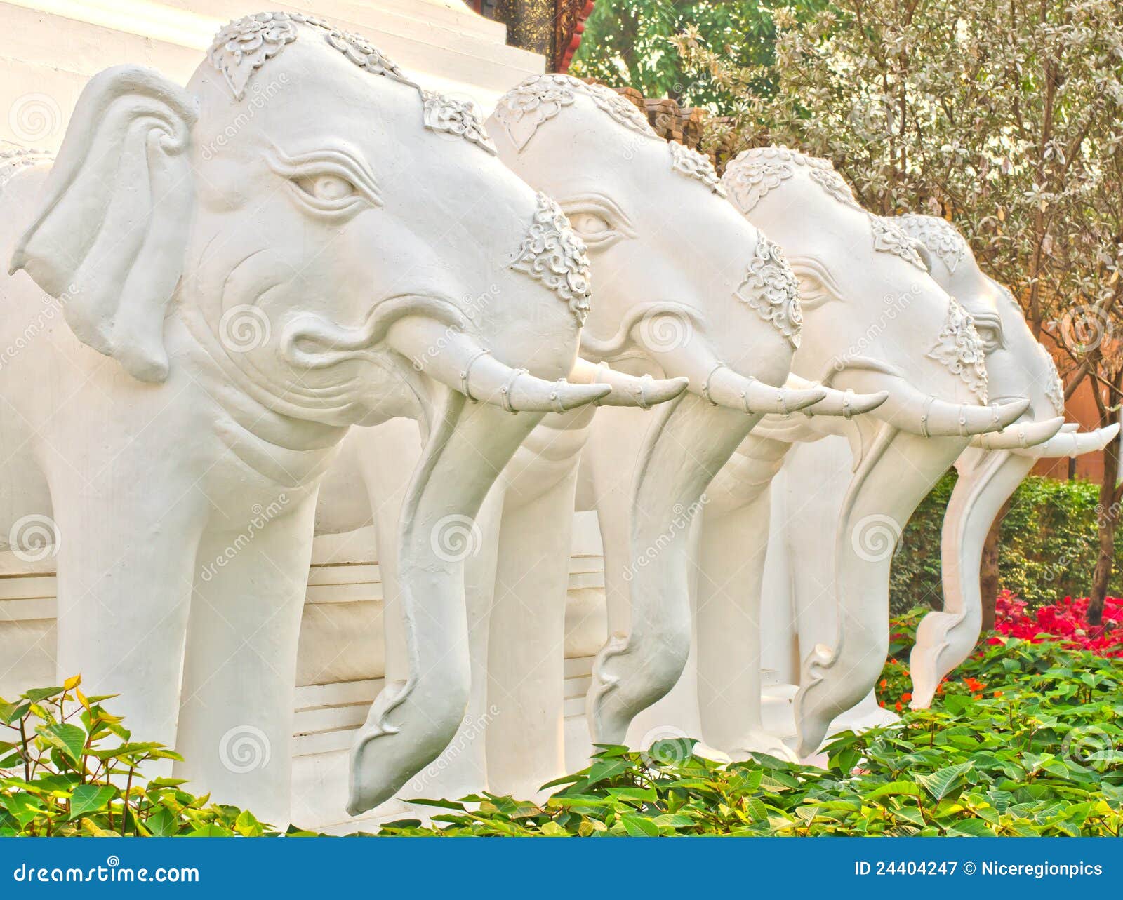 Elephant statue. stock image. Image of altar, landmark - 24404247