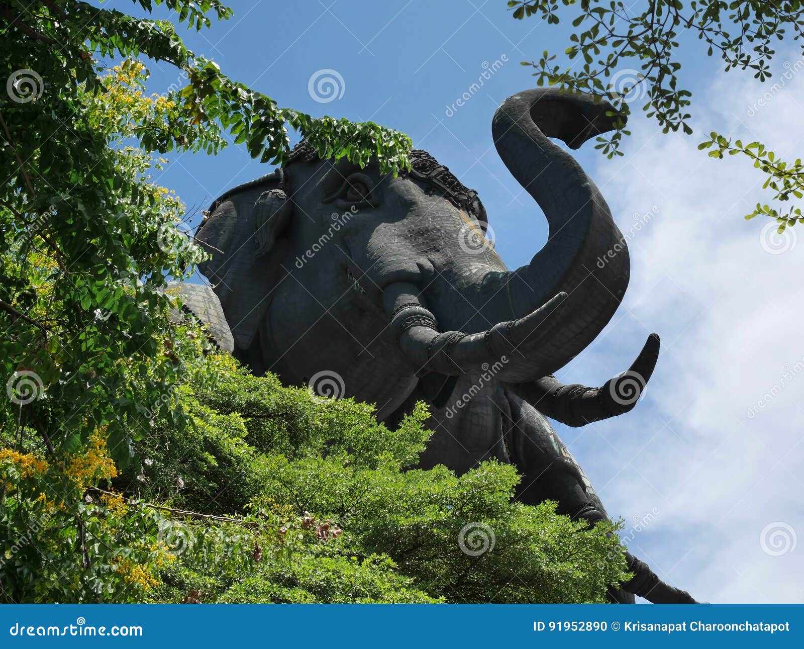 Elephant Statue Picture2 stock photo. Image of suvarnabhumi - 91952890