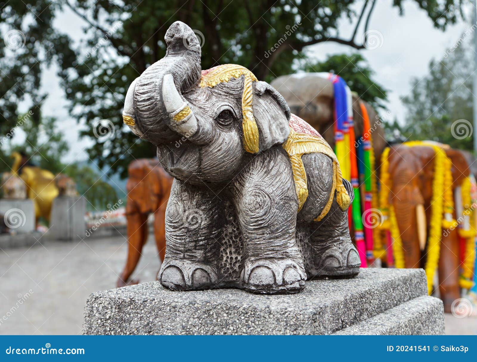 Elephant statues stock image. Image of ethnicity, indigenous - 20241541