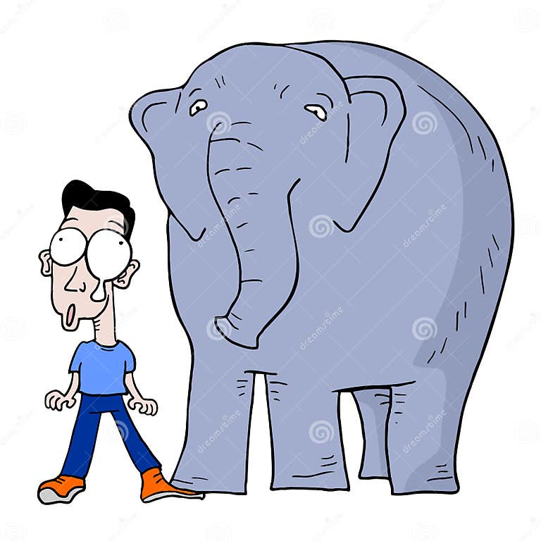 Elephant stomp stock vector. Illustration of cartoon - 66307690