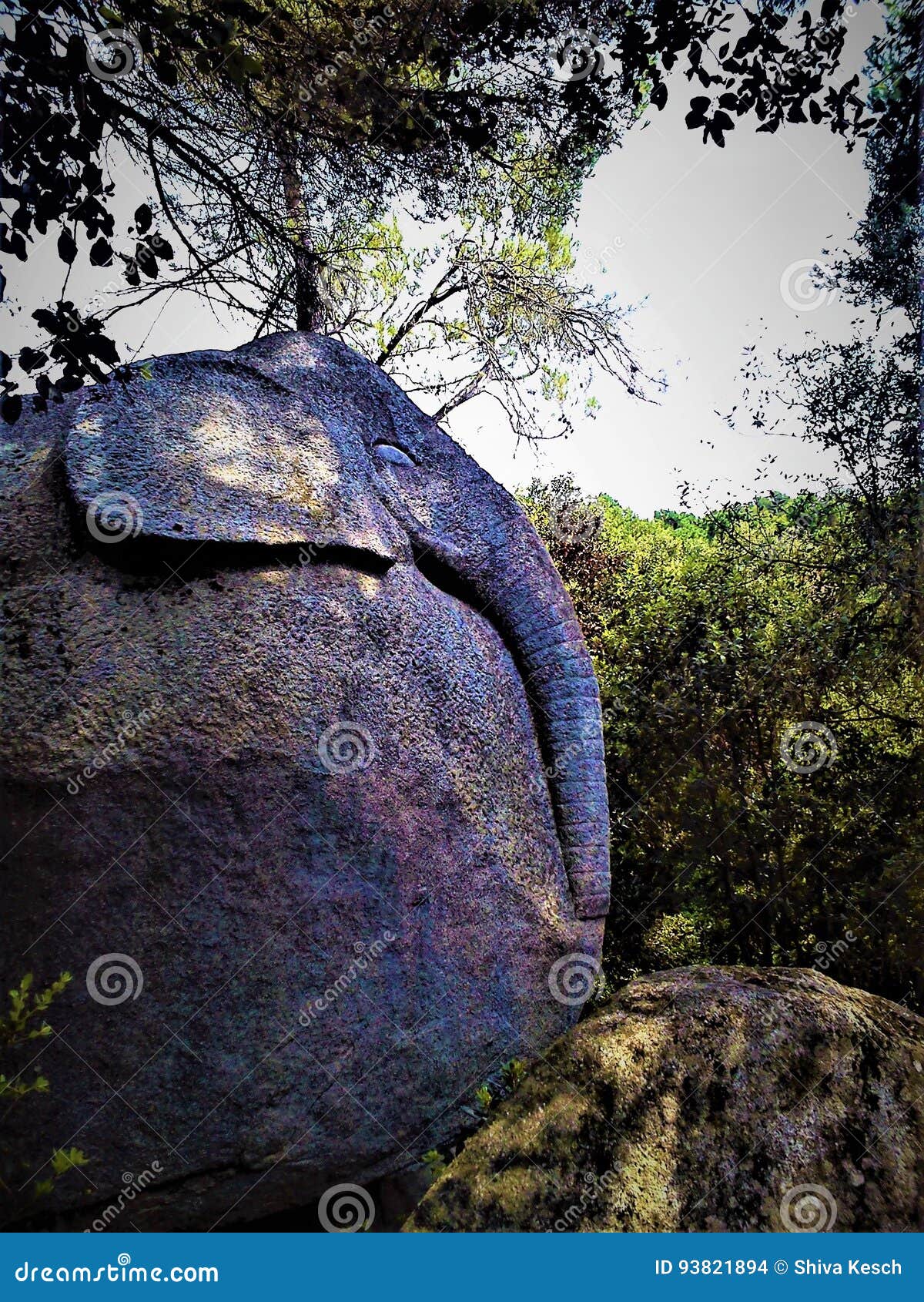 Elephant Stone stock photo. Image of culture, details - 93821894