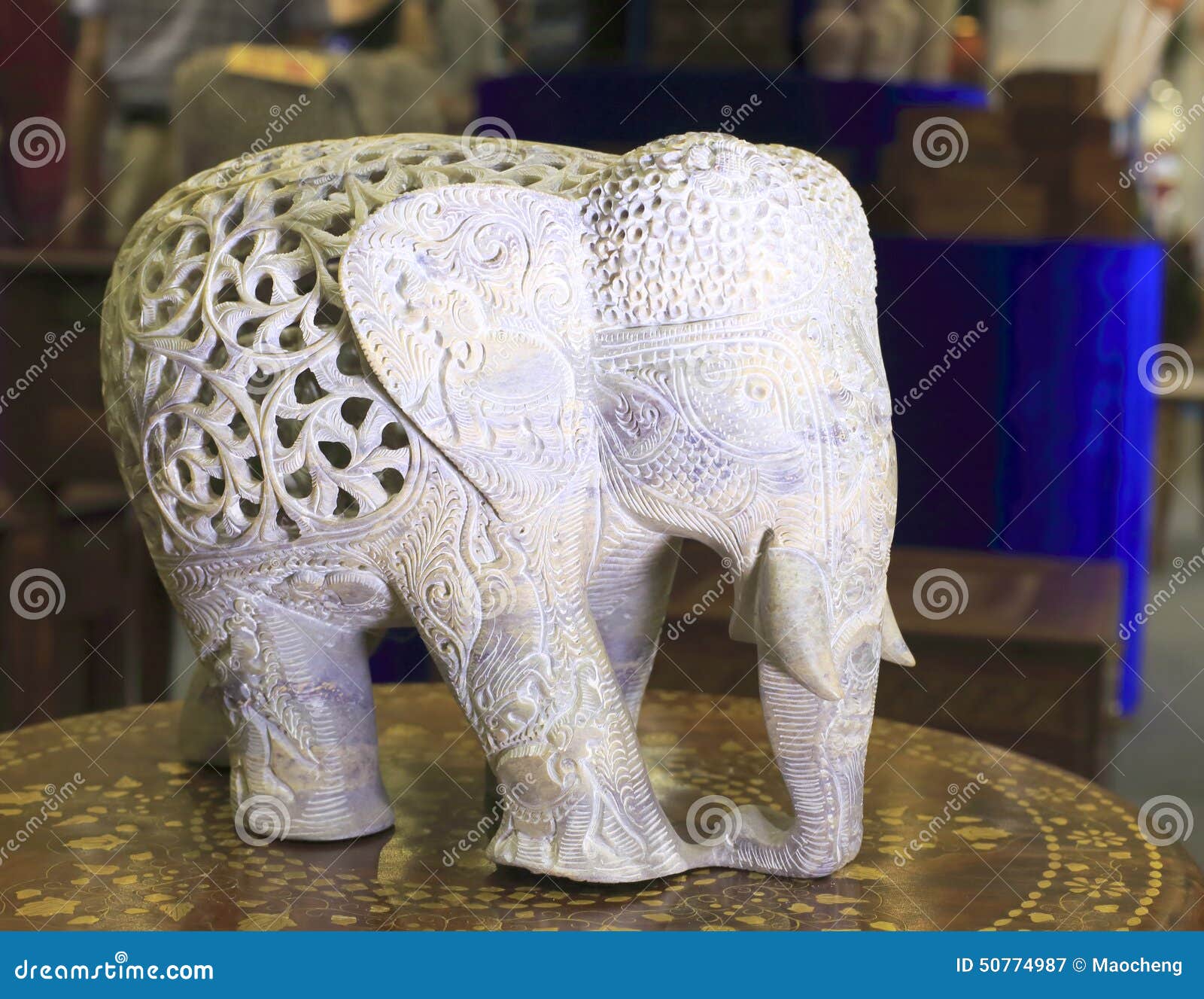 Elephant stone carving stock image. Image of nature, mottled - 50774987