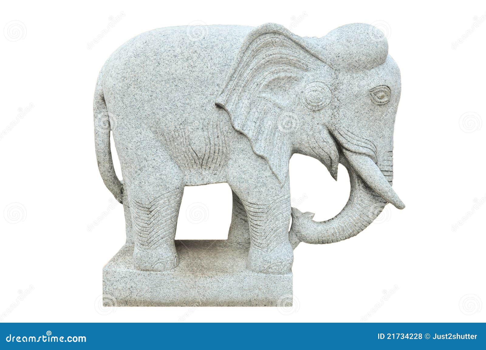 Elephant stone statue stock photo. Image of decor, antique - 21734228