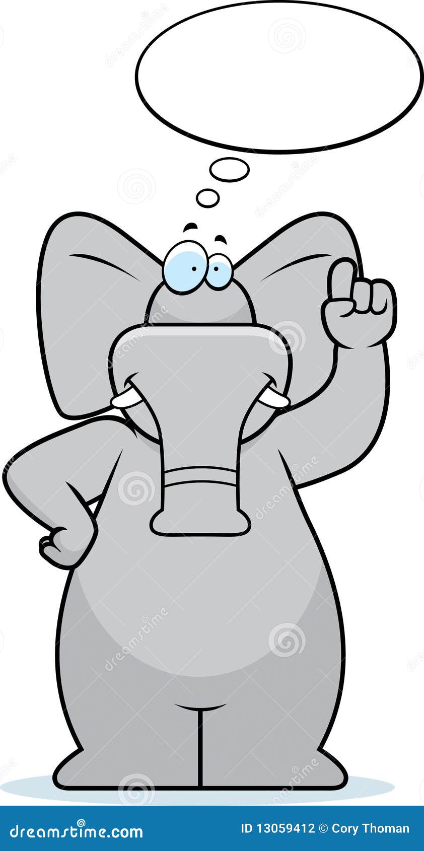 Cartoon Animals Thinking Cartoon Face Thinking Stock Illustrations