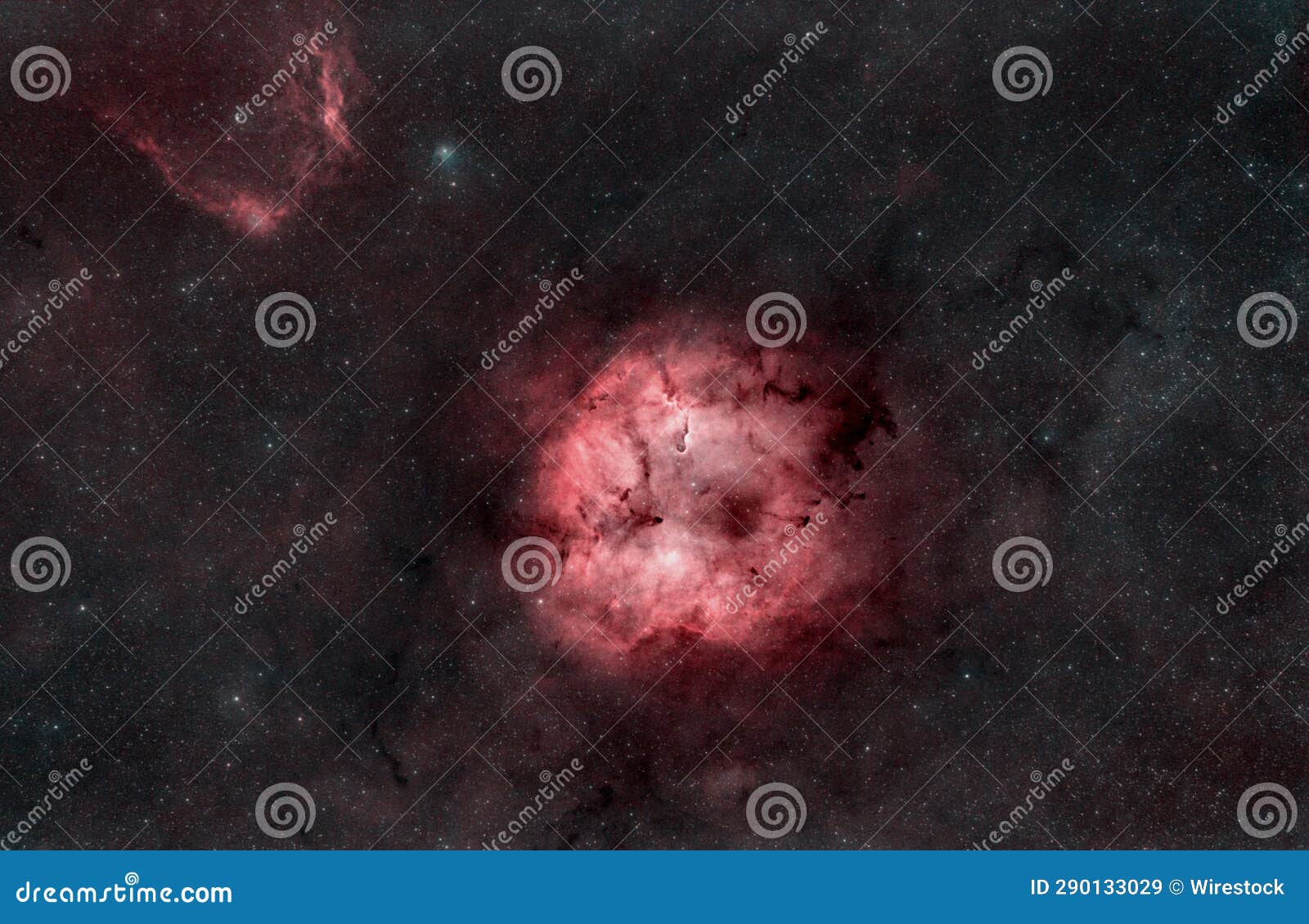 Elephant Trunk Nebula (IC 1396) and Flying Bat Nebula (Sh2-129) in the ...