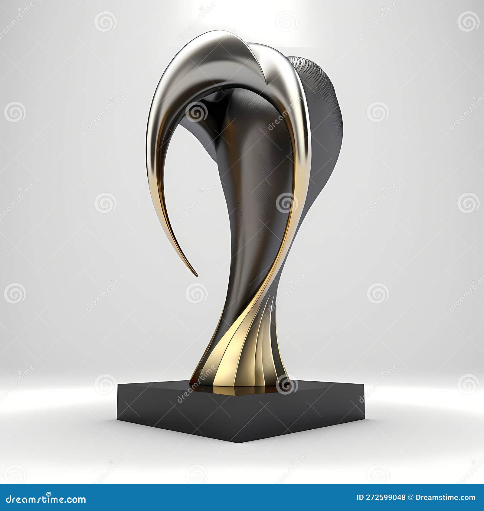 Elephant Trunk Trophy. Generative AI Stock Illustration - Illustration ...