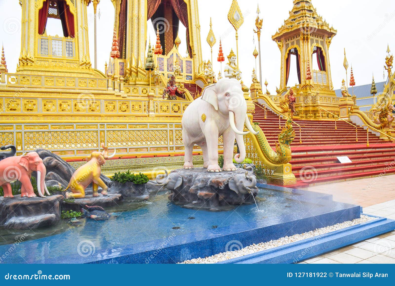 Elephants, a Mythical Himmapan Creatures of Asian Legend 171105 Stock ...