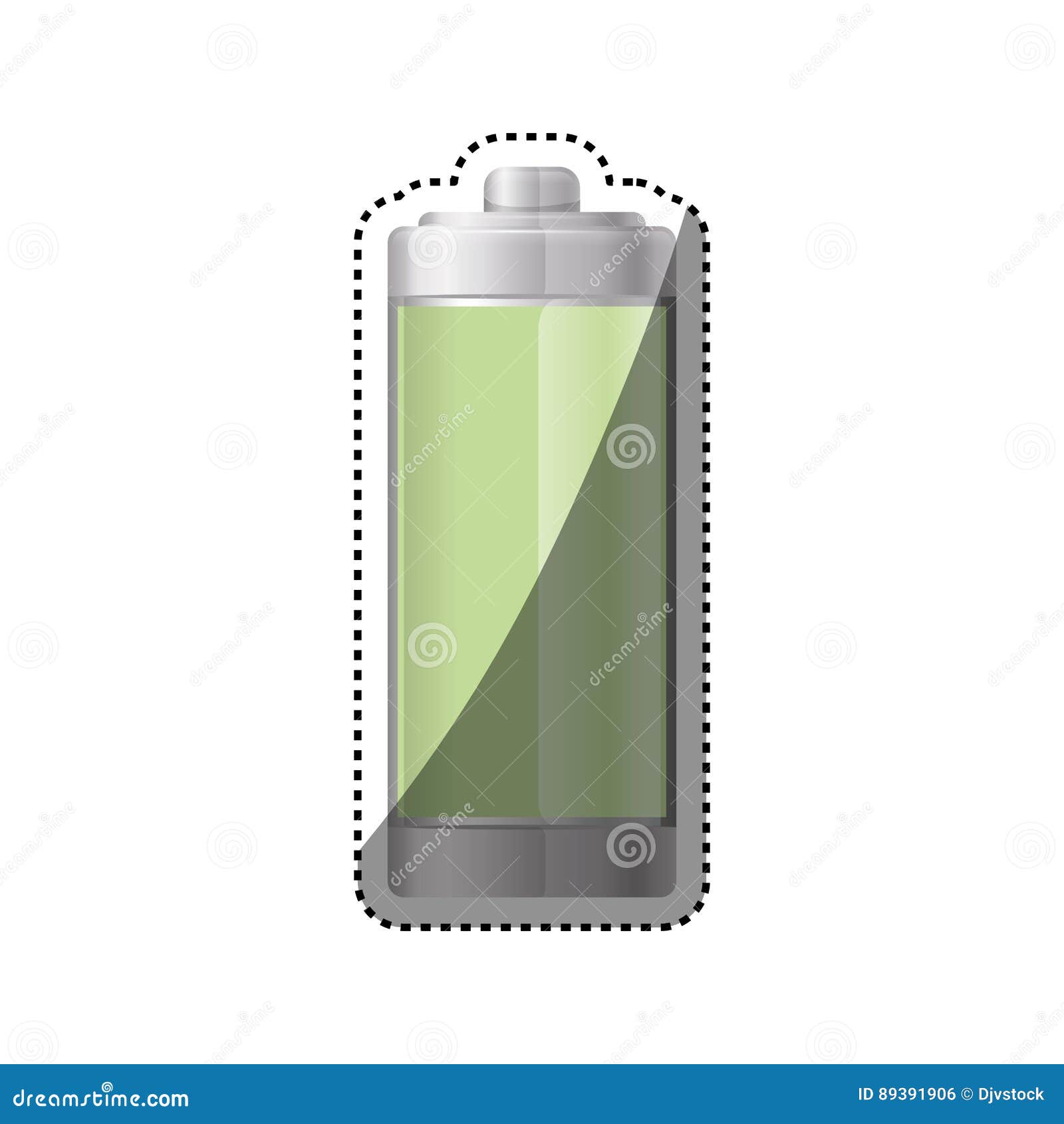 Eletric Battery Rechargeable Stock Illustration - Illustration of ...