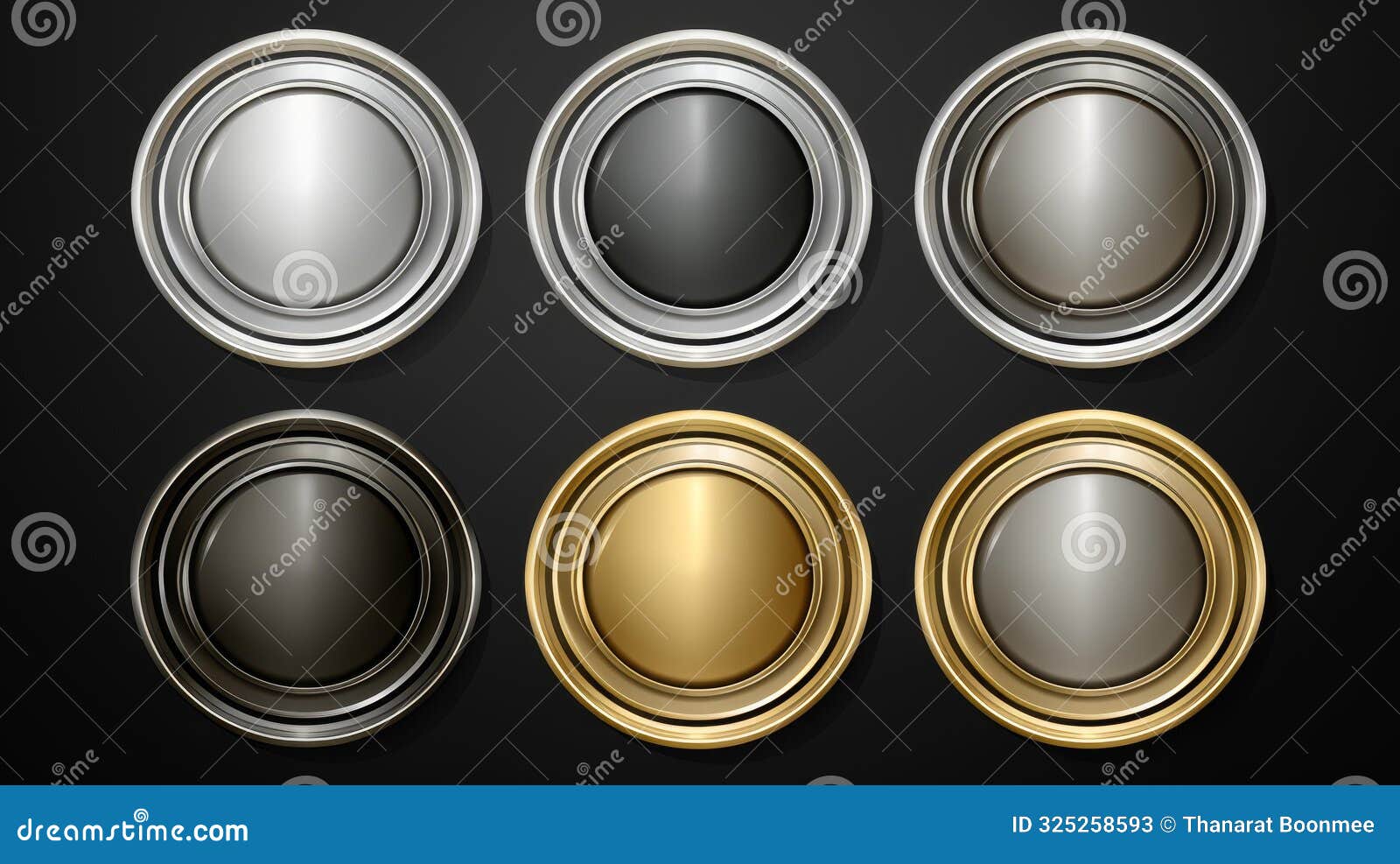 Elevate Digital Projects with Highresolution Metallic Badge Textures ...