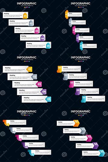 Elevate Your Business Presentation with Six Vector Infographics Stock ... Elevate Your Business Presentation with Six Vector Infographics Stock ...