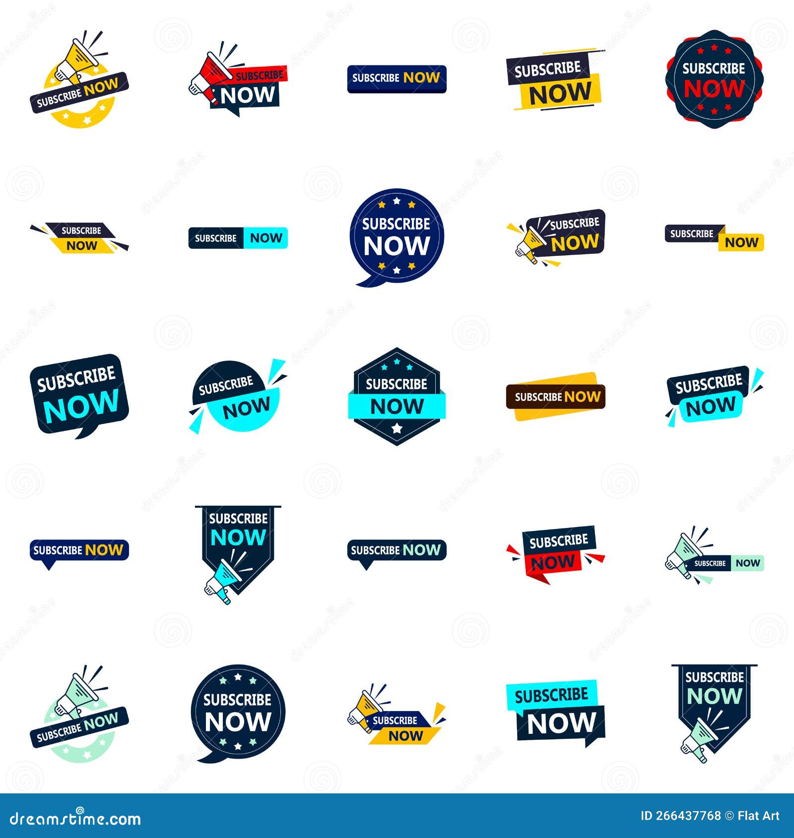 Elevate Your Design Game with Subscribe Now 25 High-resolution Vector ...