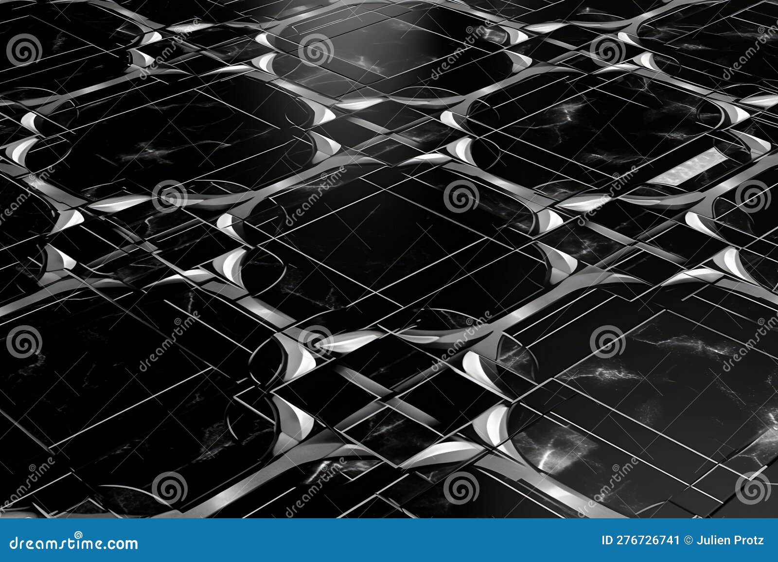 Colorful Abstract Mosaic Floor Tile Background with Copy Space for ...