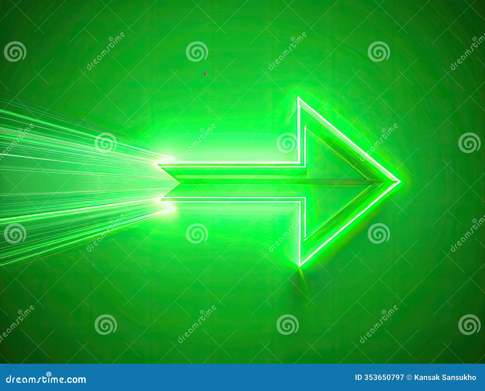 Dynamic Green Screen Arrow Animation Long Exposure Chroma Key for ...
