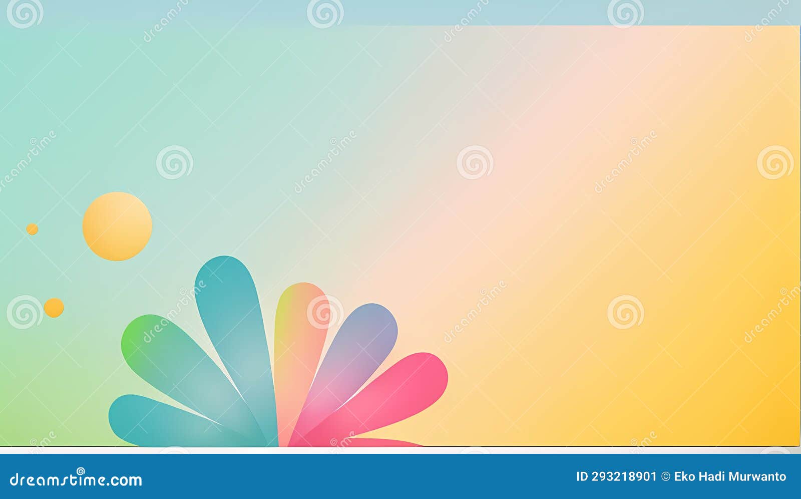 Soft Pastel Tones in Abstract PowerPoint Background Stock Illustration ...