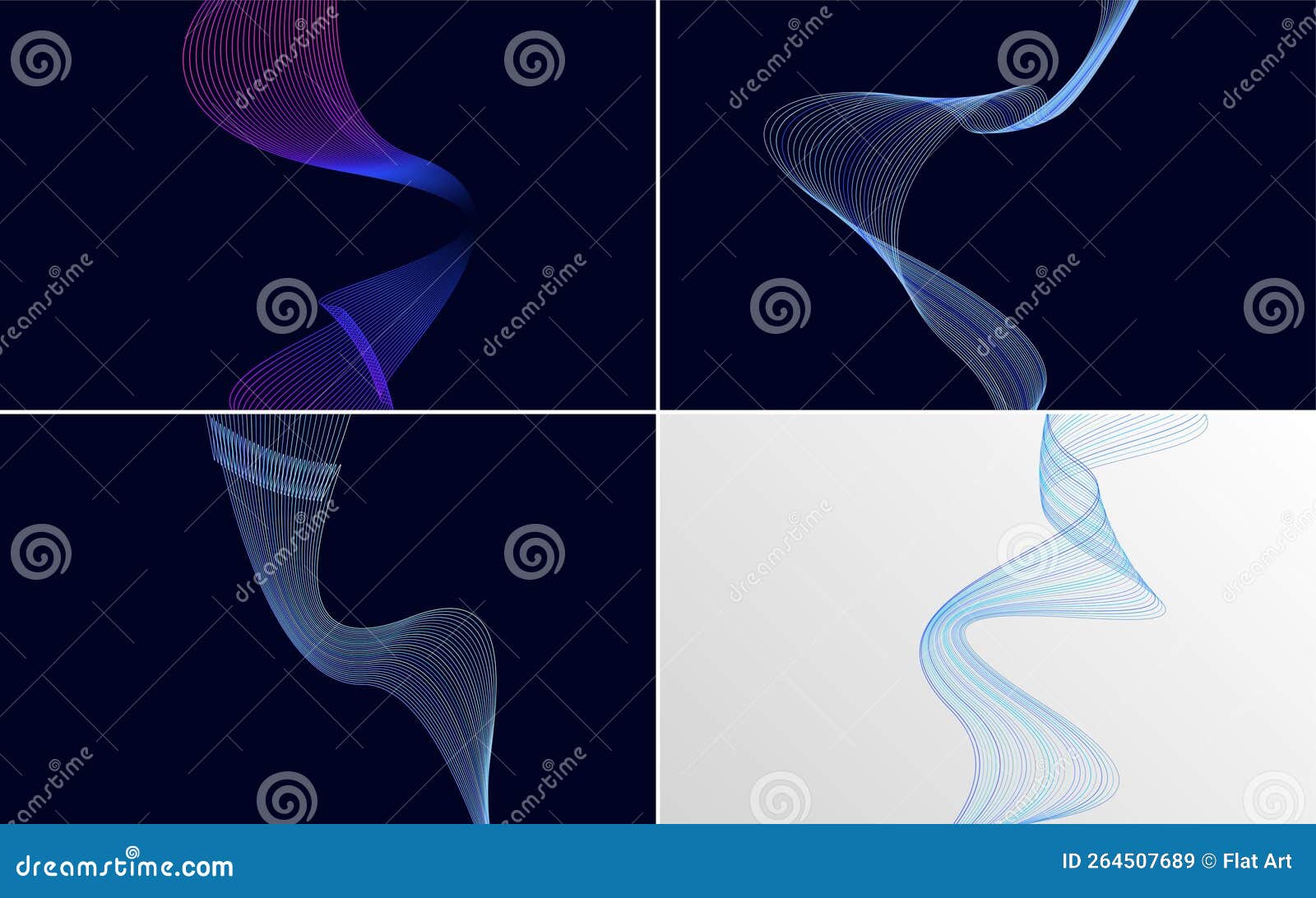 Elevate Your Project with this Set of 4 Vector Backgrounds Stock Vector ...