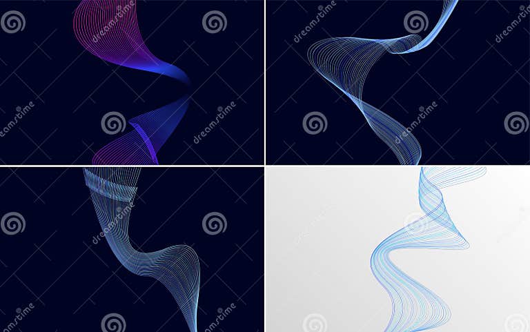 Elevate Your Project with this Set of 4 Vector Backgrounds Stock Vector ...