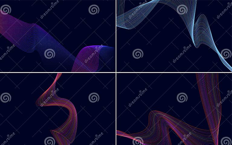 Elevate Your Project with this Set of 4 Vector Backgrounds Stock Vector ...