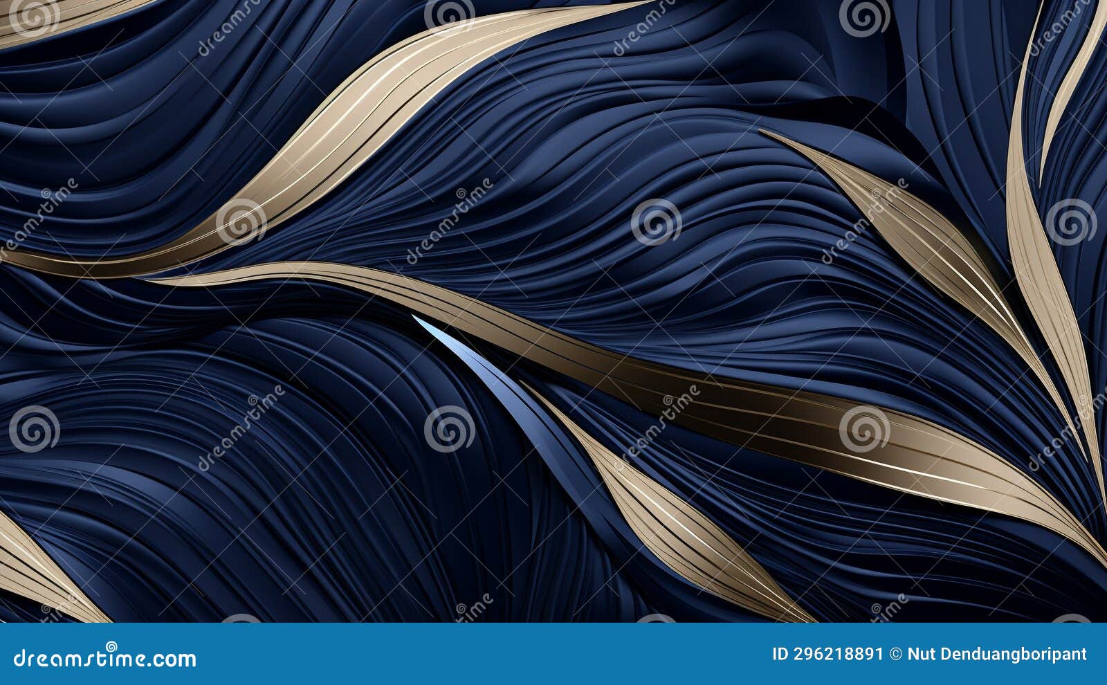 Midnight Blue and Silver Abstract Pattern Wallpaper Stock Illustration ...