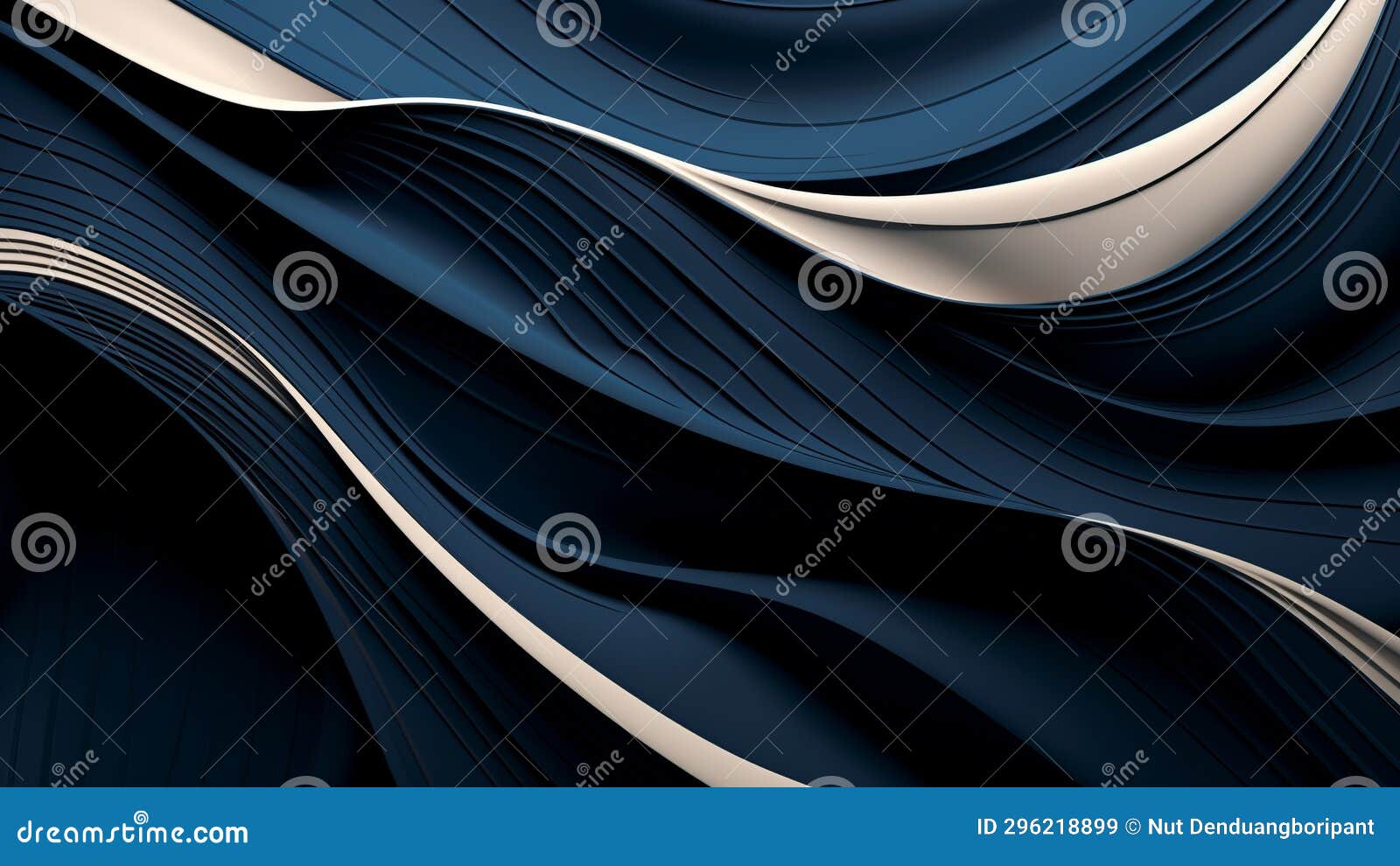 Midnight Blue and Silver Abstract Pattern Wallpaper Stock Illustration ...