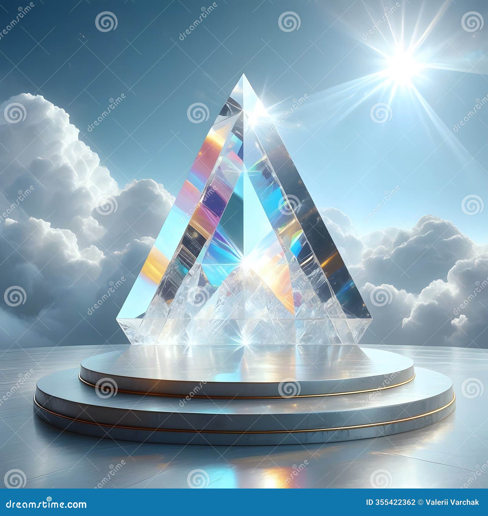 3d Design Prism Colors Background Royalty-Free Stock Photo ...