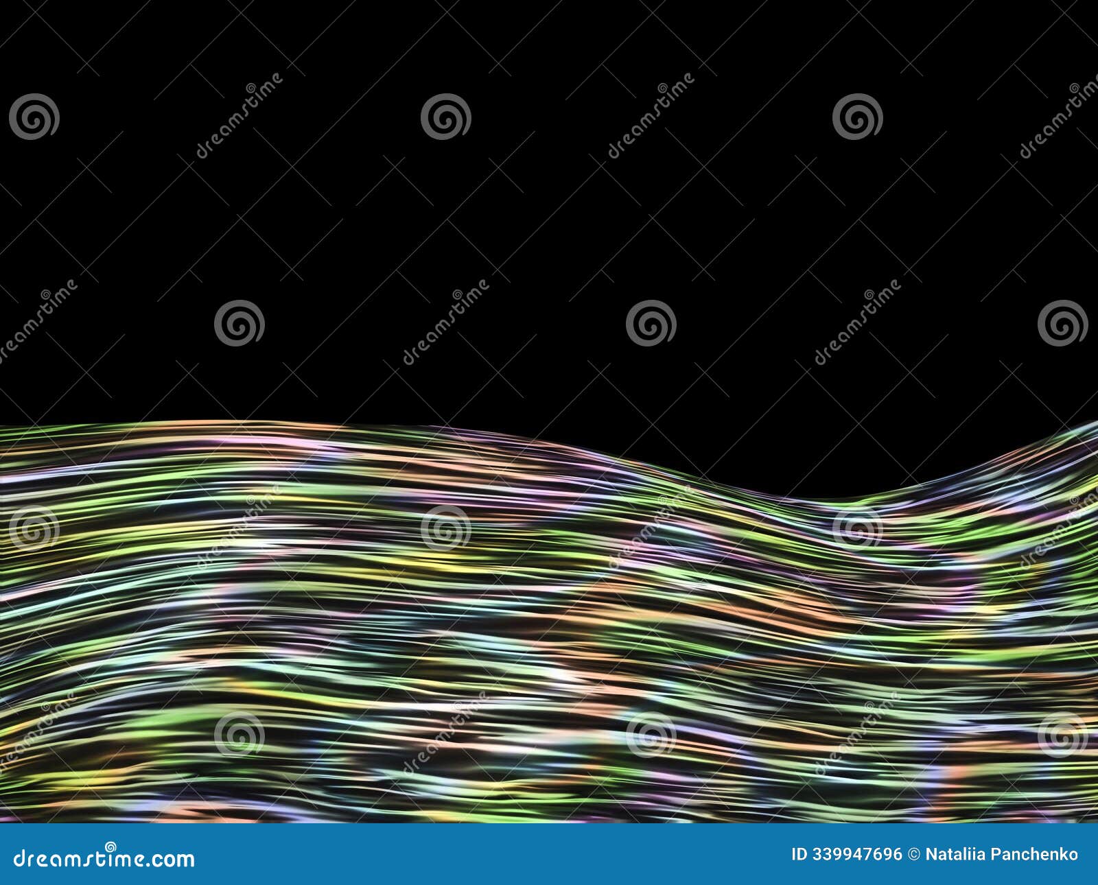 Elevate Your Space with this Vibrant Abstract Painting! Neon Waves ...