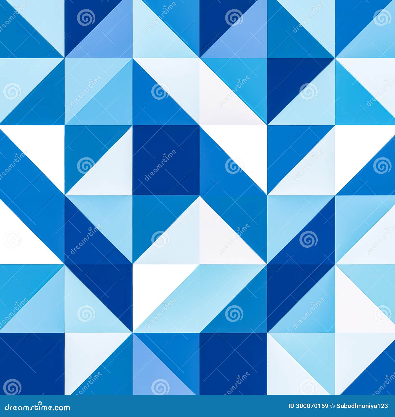 Classic Blue Diamond Pattern on Seamless Textile Stock Illustration ...